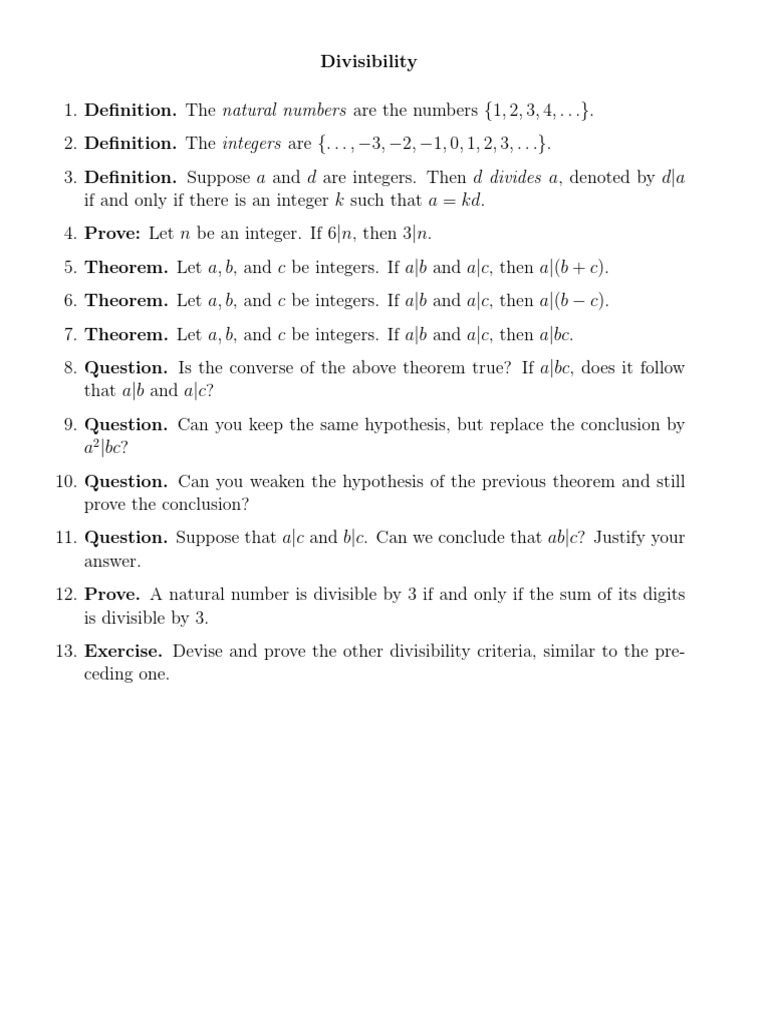 Understanding Divisibility and Primes | PDF | Prime Number | Factorization