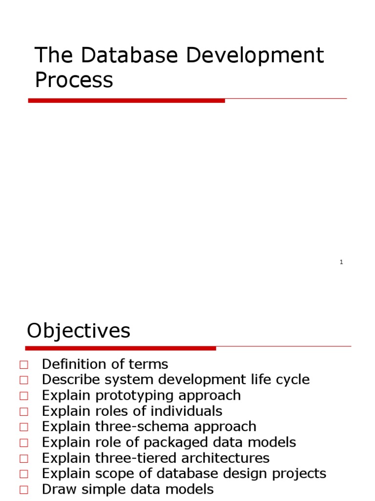 The Database Development Process: An Overview | PDF | Databases | Conceptual Model