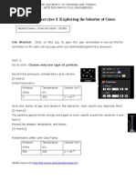 PhET Gas Laws Intro | PDF | Gases | Temperature