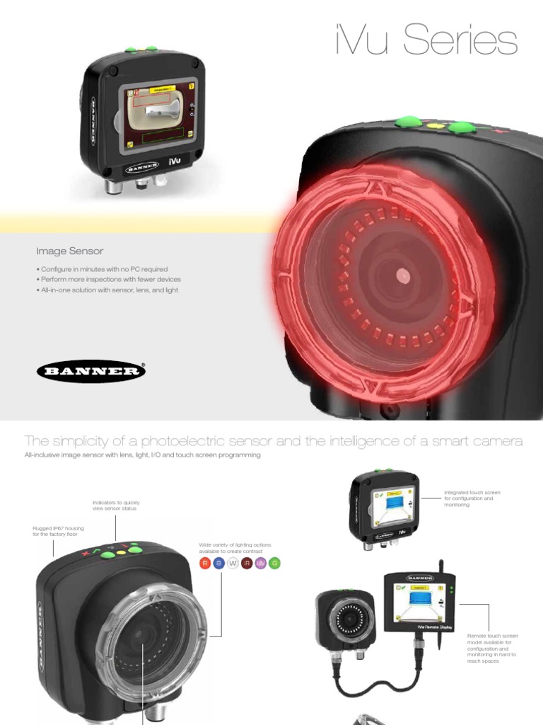 Banner ivu_series_brochure-compressed | PDF | Barcode | Computing