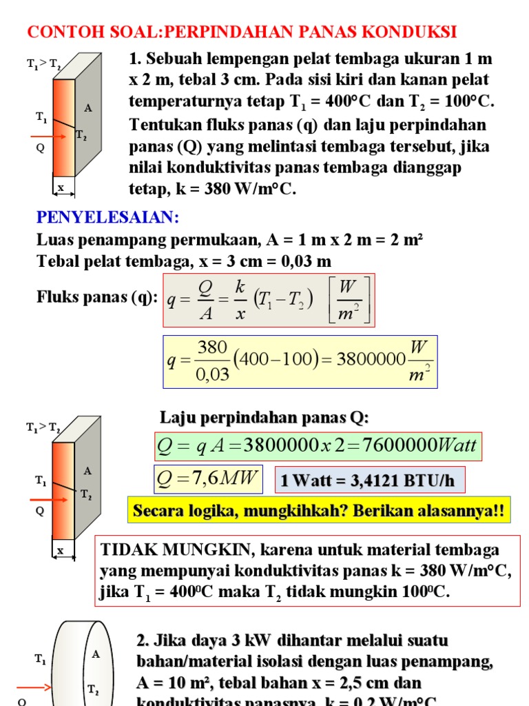 Solusi Soal Heat Transfer | PDF