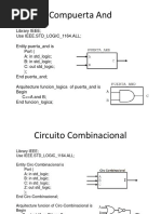 VHDL Cheat Sheet - Combinational Logic Libraries | PDF