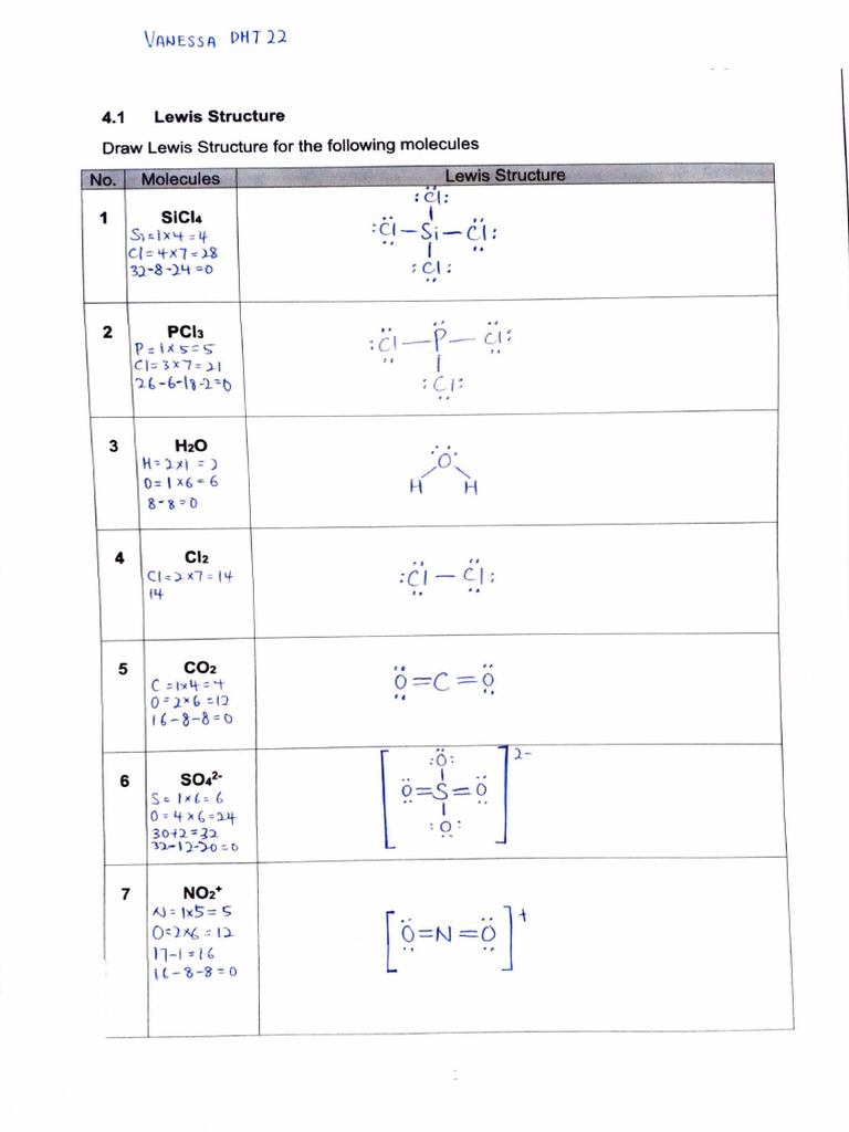 Lewis Structure | PDF | Chemistry