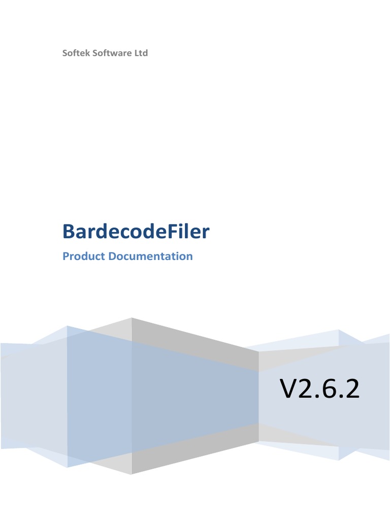 Bardecodefiler: Product Documentation | PDF | Computer File | Command Line Interface