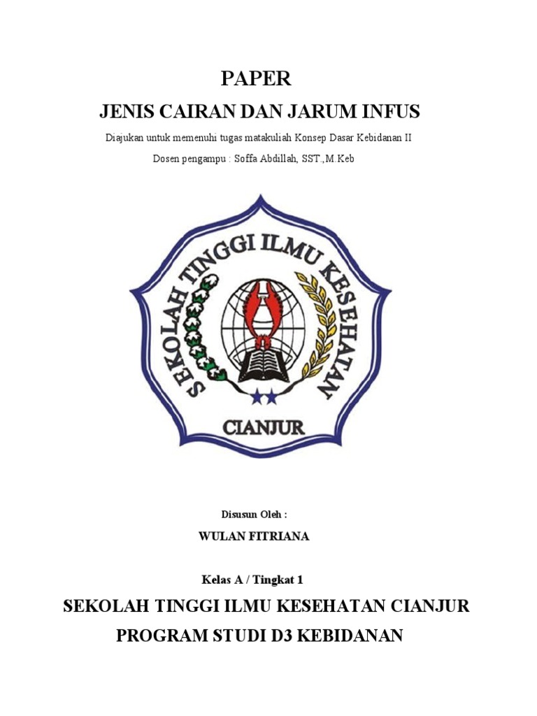 Jenis Infus Danjarum Infus | PDF
