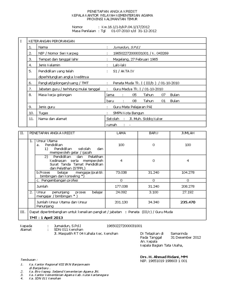 Contoh Pak Lama | PDF