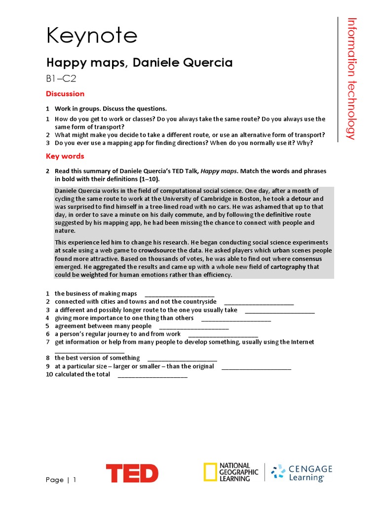 Keynote: Happy Maps, Daniele Quercia | PDF | Crowdsourcing | Cognition