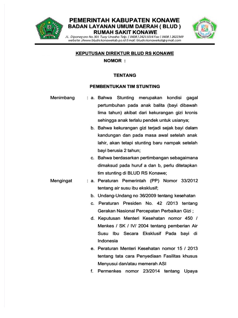 SK Tim Stunting | PDF