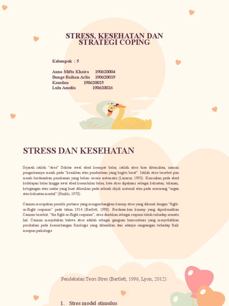 Stress, Kesehatan. Dan Strategi Coping | PDF