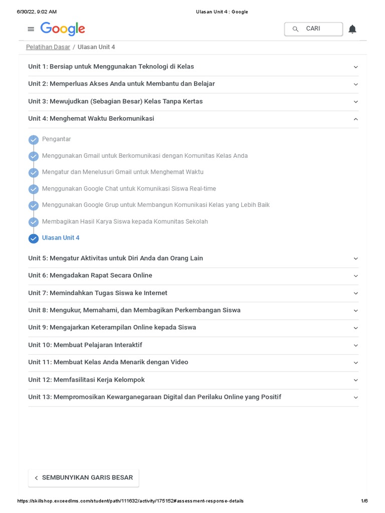 Ulasan Unit 4 - Google | PDF