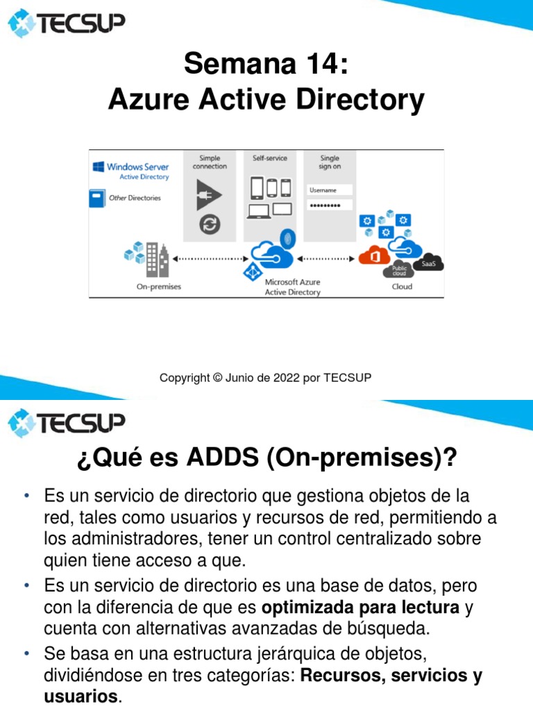 Semana 14 - MS Azure - Azure Active Directory | Descargar gratis PDF ...