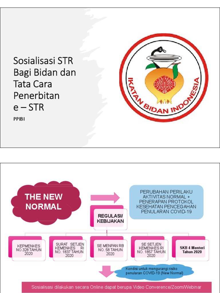Panduan Penerbitan e-STR untuk Bidan | PDF