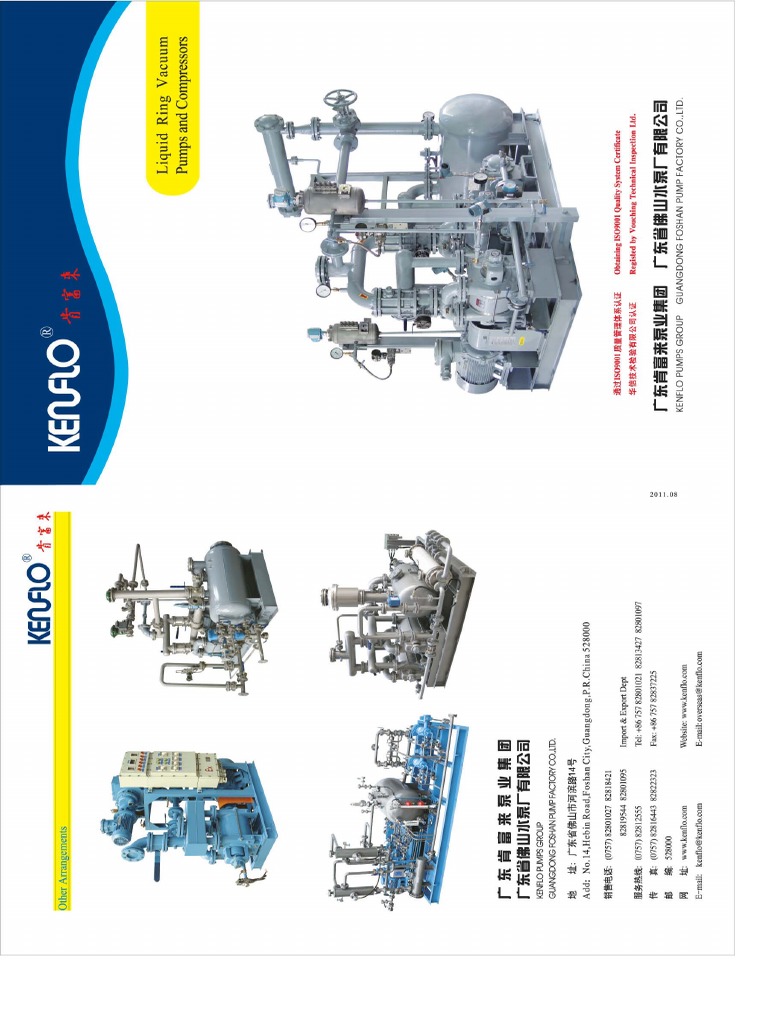 Kenflo Vacuum Pump & Compressor General | PDF