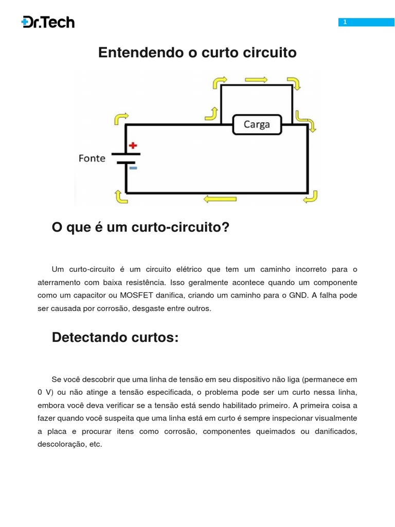 Entendendo o Curto-Circuito | PDF | Resistor | Rede elétrica