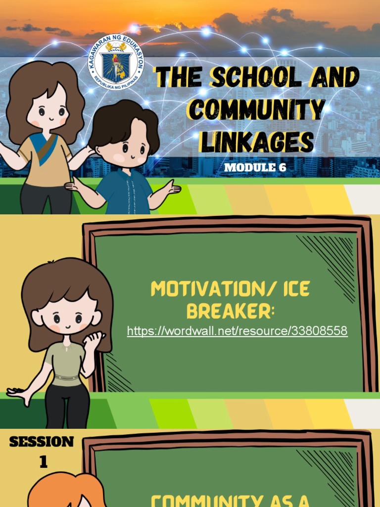 The School and Community Linkages | PDF | Teachers | Learning