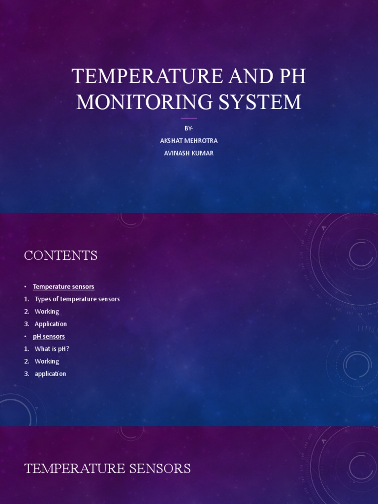 Temperature and PH Monitoring System | PDF | Ph | Thermometer