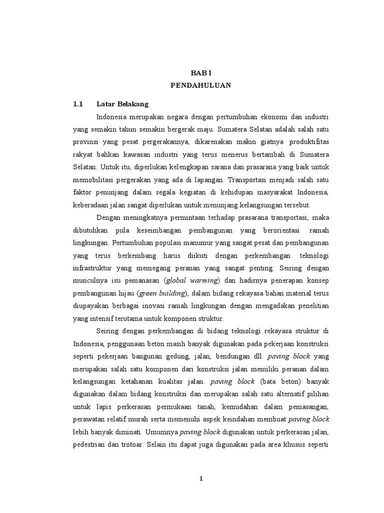 Bab I Final Fix | PDF