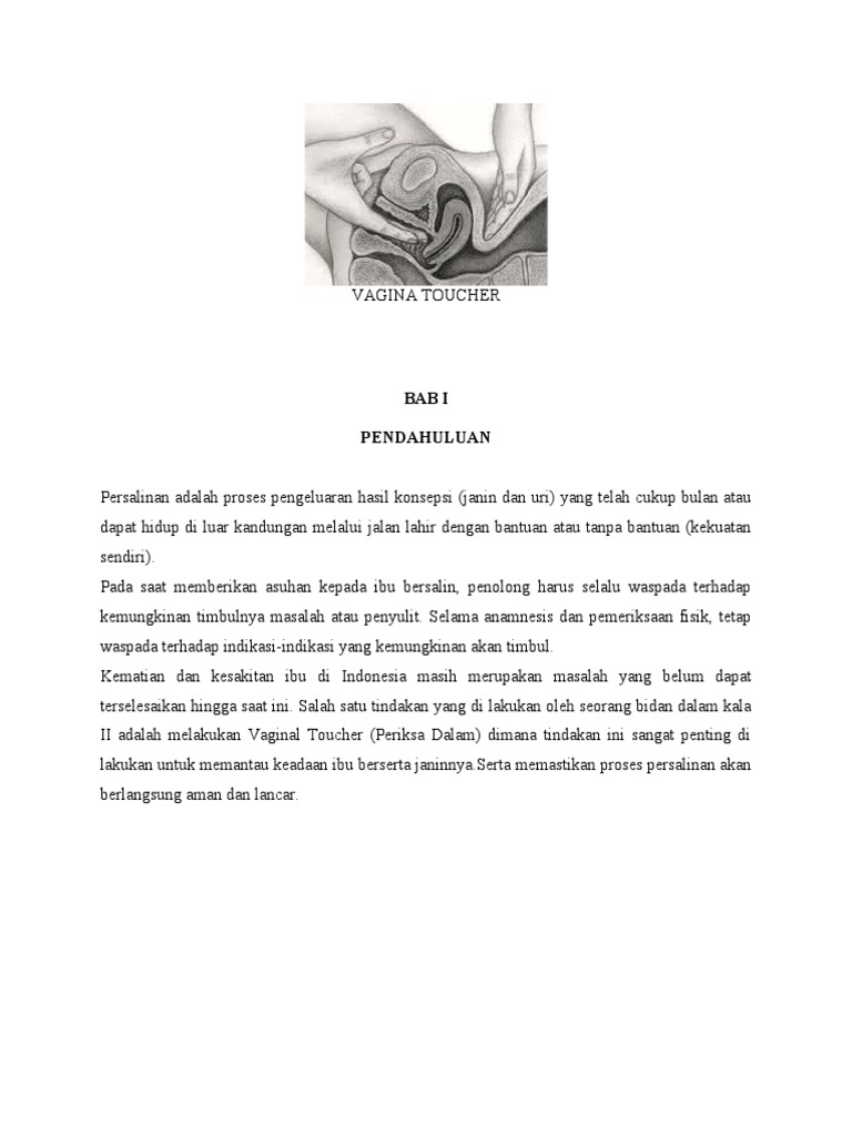 VAGINAL TOUCHER TEKNIK | PDF