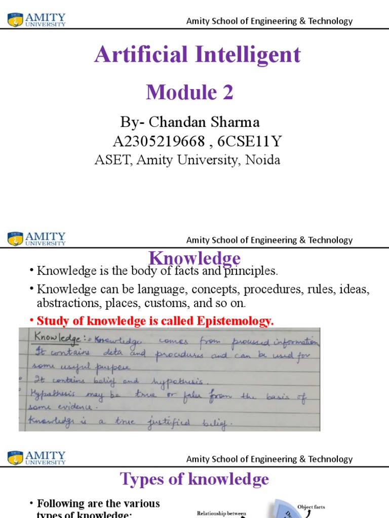 Module 2 AI | PDF | Proposition | Knowledge Representation And Reasoning