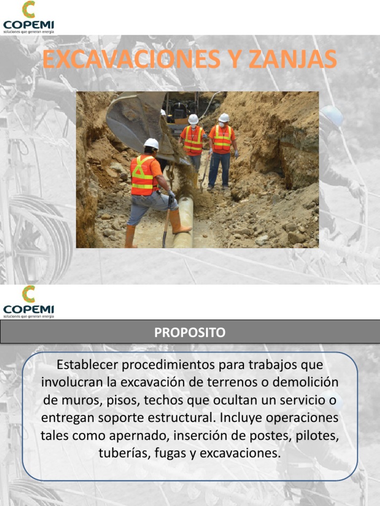 Excavaciones y Zanjas | PDF