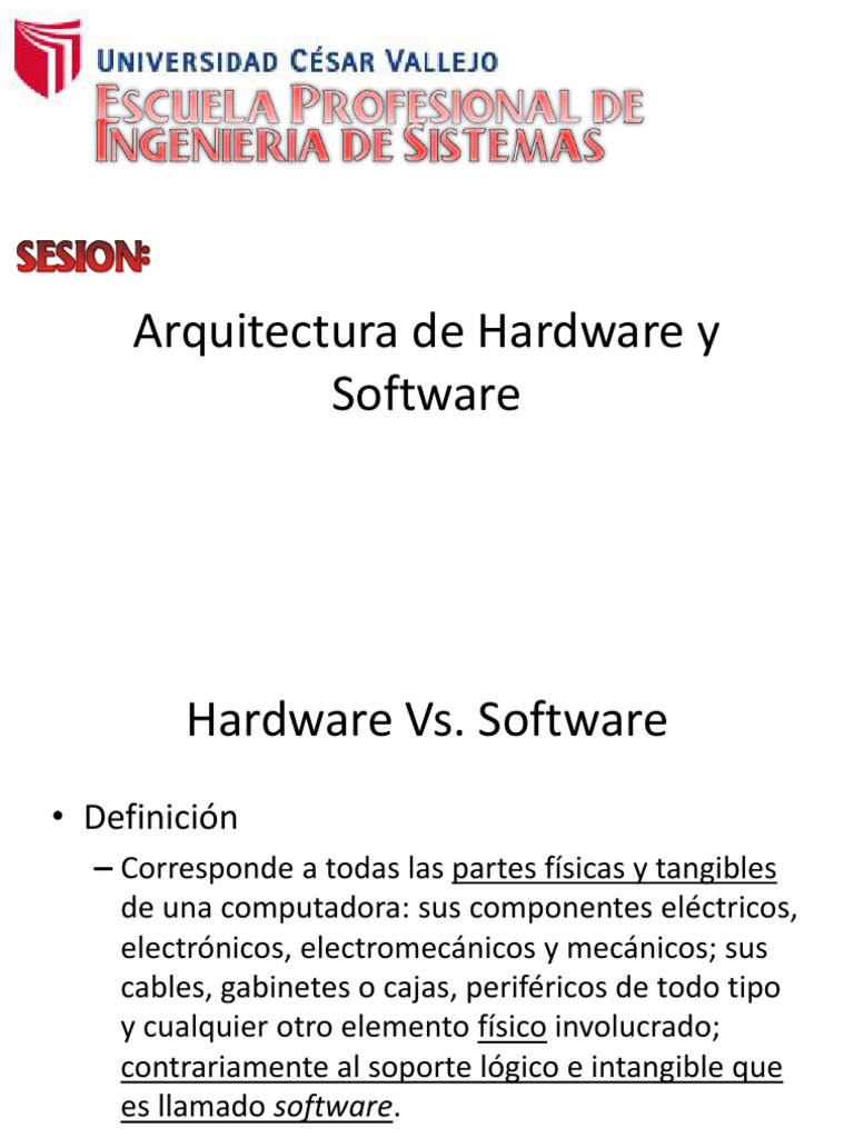 Arquitectura de Hardware y Software | PDF | Hardware de la computadora | Software