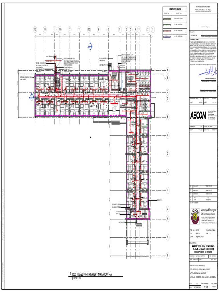 Ff-008-Level 00 - Fire Fighting Layout - Building A | PDF | Fire Safety