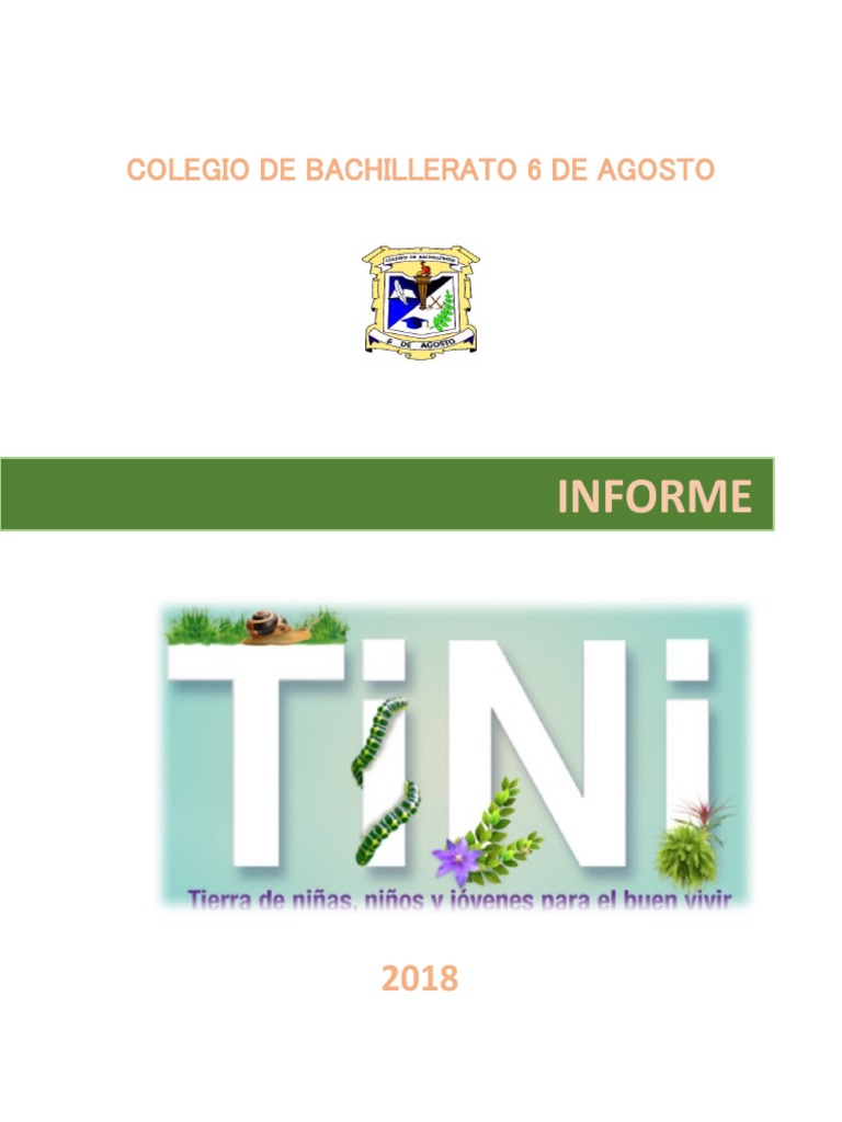 Informe Final Tini | PDF | Siembra | Suelo