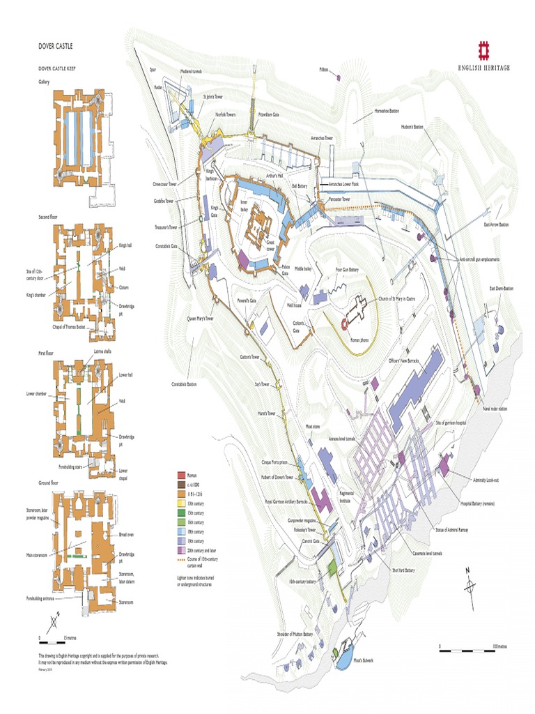 Layout Do Castelo De Dover