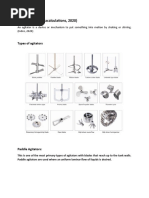 Types and Design of Reactor Agitators | PDF | Turbine | Propeller