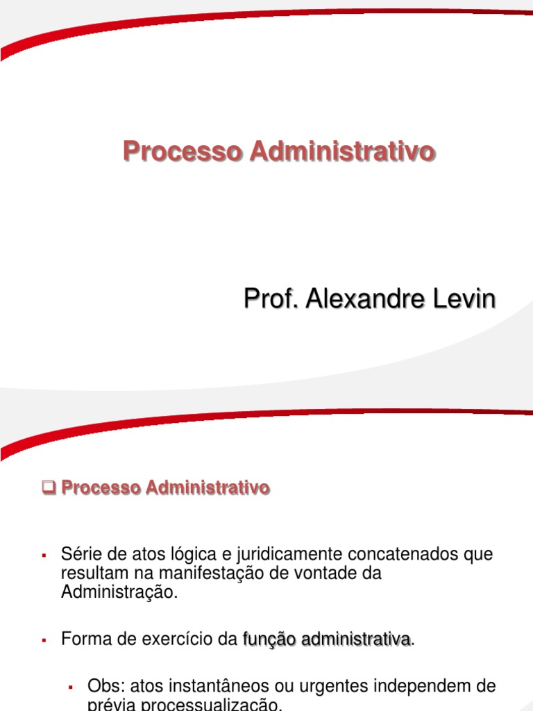 Processo Administrativo | PDF | Jurisdição | Administração pública