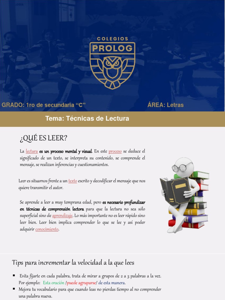 Técnicas de Lectura - Rina Castillo | PDF