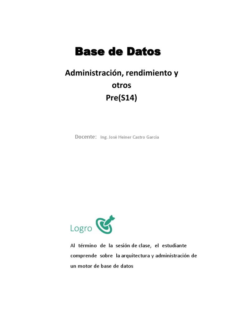 S14.s2 - Material | PDF | Servidor SQL de Microsoft | SQL