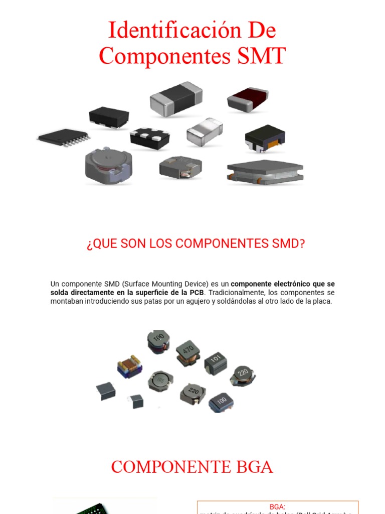 Identificación de Componentes SMT | PDF | Placa de circuito impreso ...