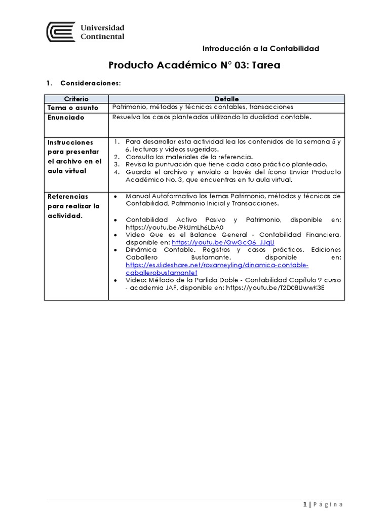 Producto Academico #03-IC-REVISADO | PDF | Contabilidad | Business