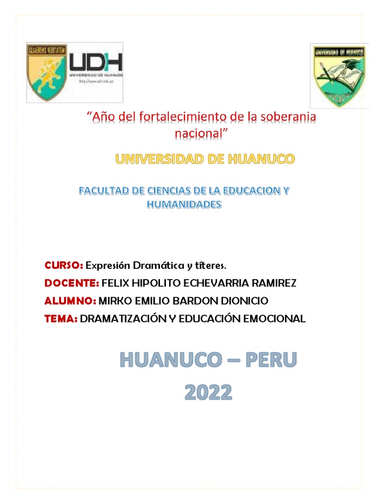 Expresion Dramatica | PDF | Las emociones | Empatía