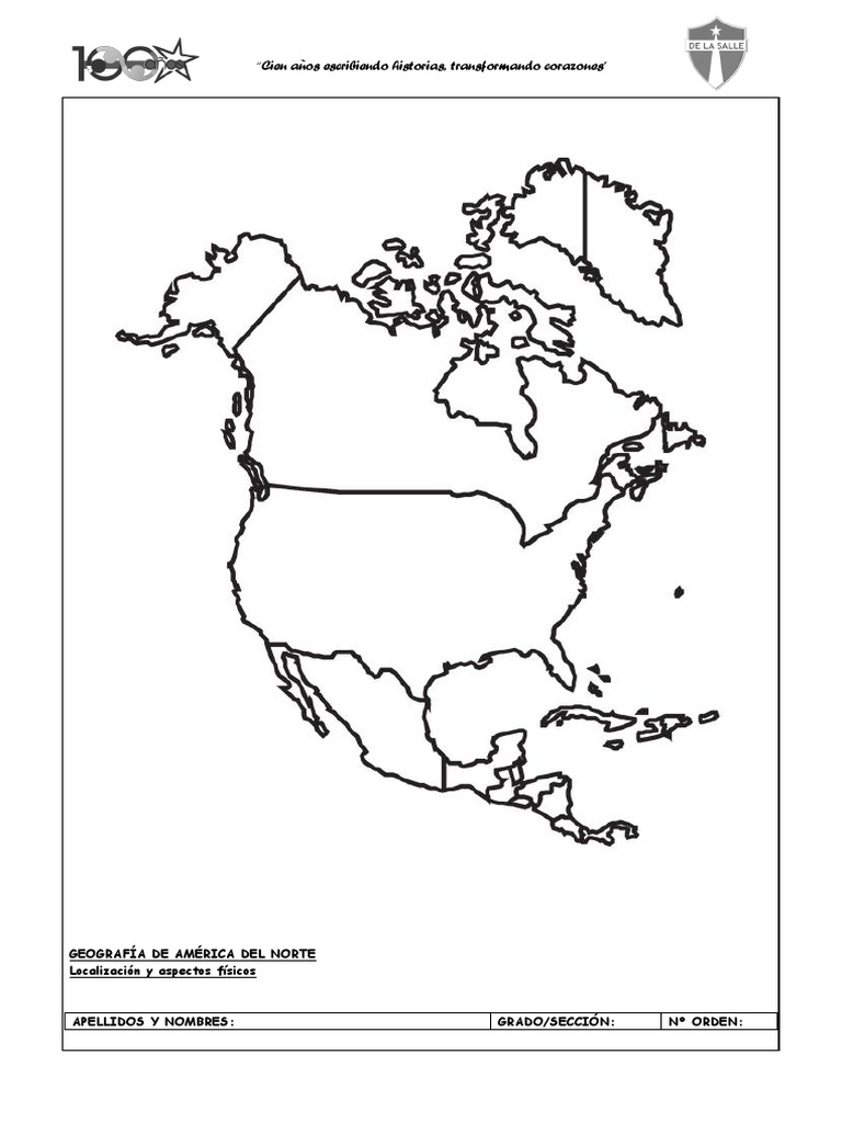 Mapa de America Del Norte 2022 | PDF
