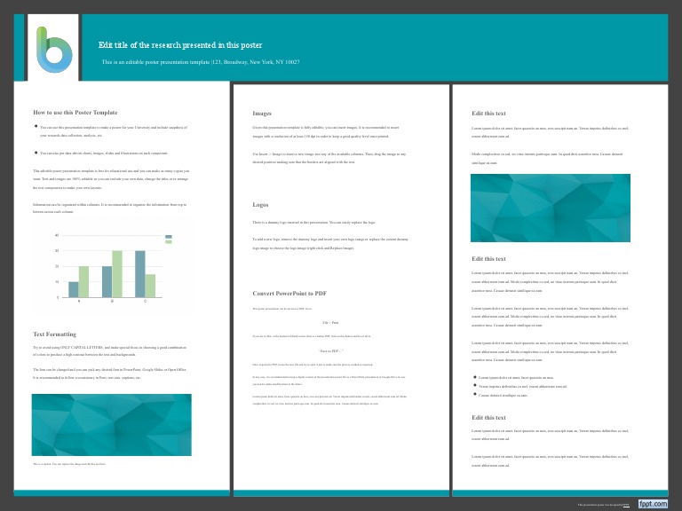 Poster Presentation Templates 48x36 | PDF | Communication Design ...