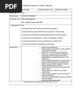 Detailed Syllabus of Personality Development Course | PDF | Etiquette ...