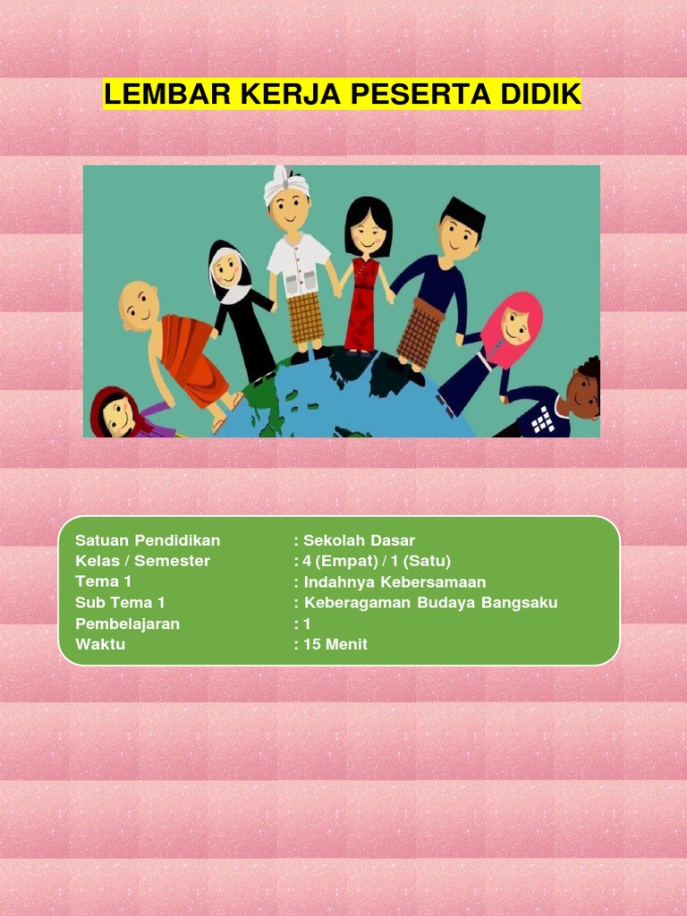 LKPD Keberagaman Suku Dan Budaya Di Indonesia KHAFIFAH ADHA YUNI | PDF