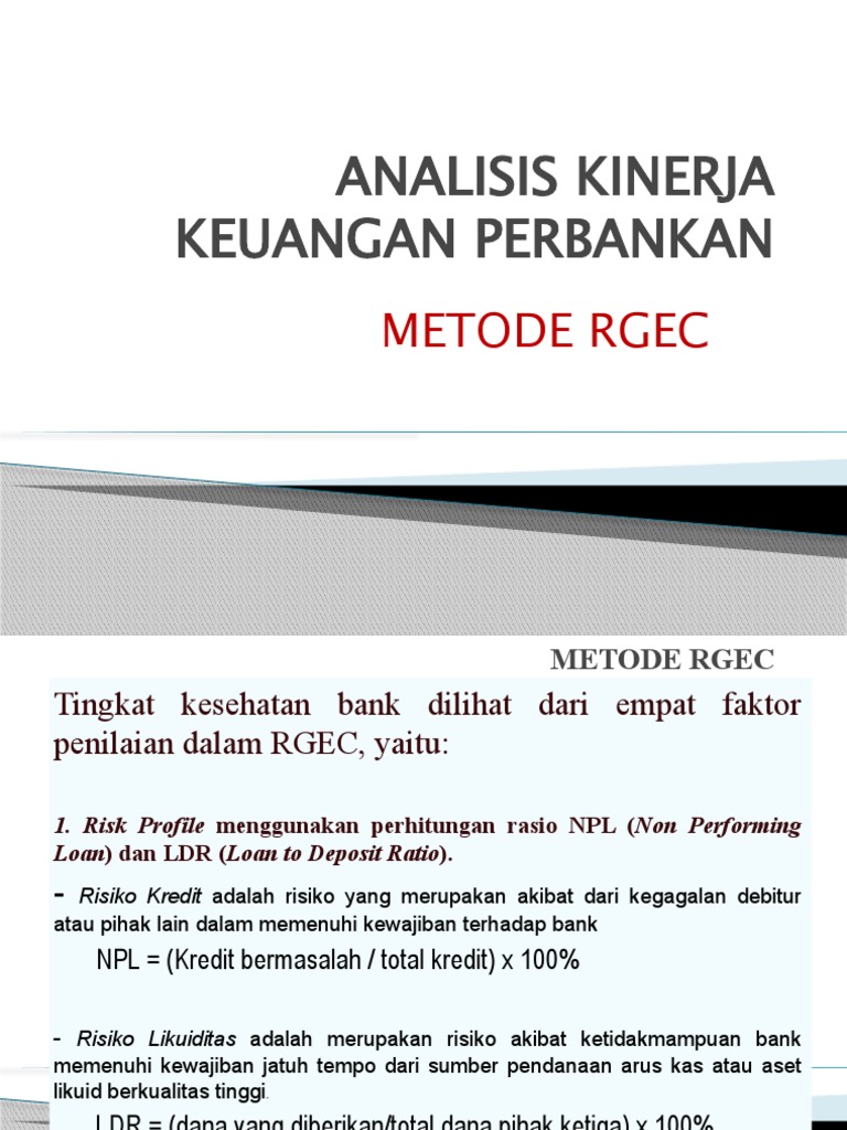 Analisis Rgec | PDF