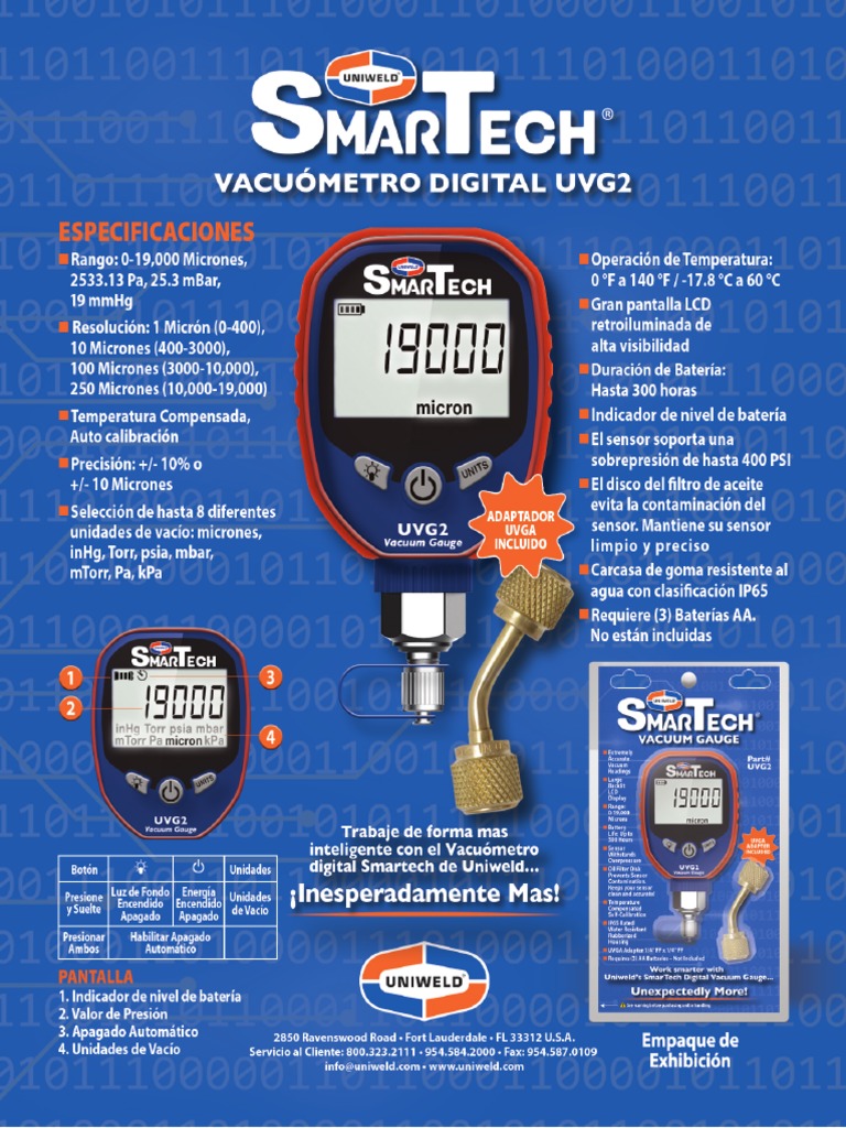 Vacuometro UVG2 | PDF