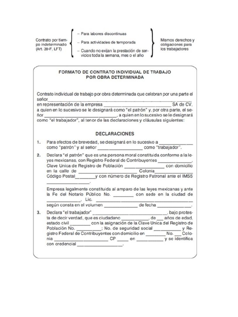 Contrato Individual | PDF