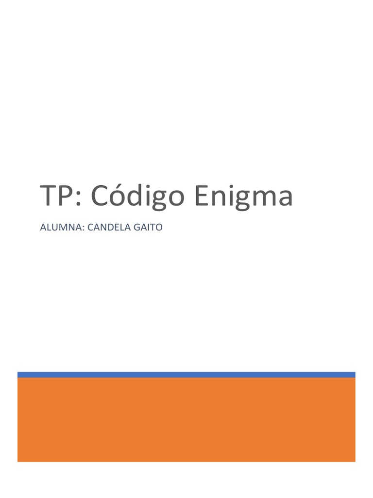 El Codigo Enigma | PDF | Alan Turing