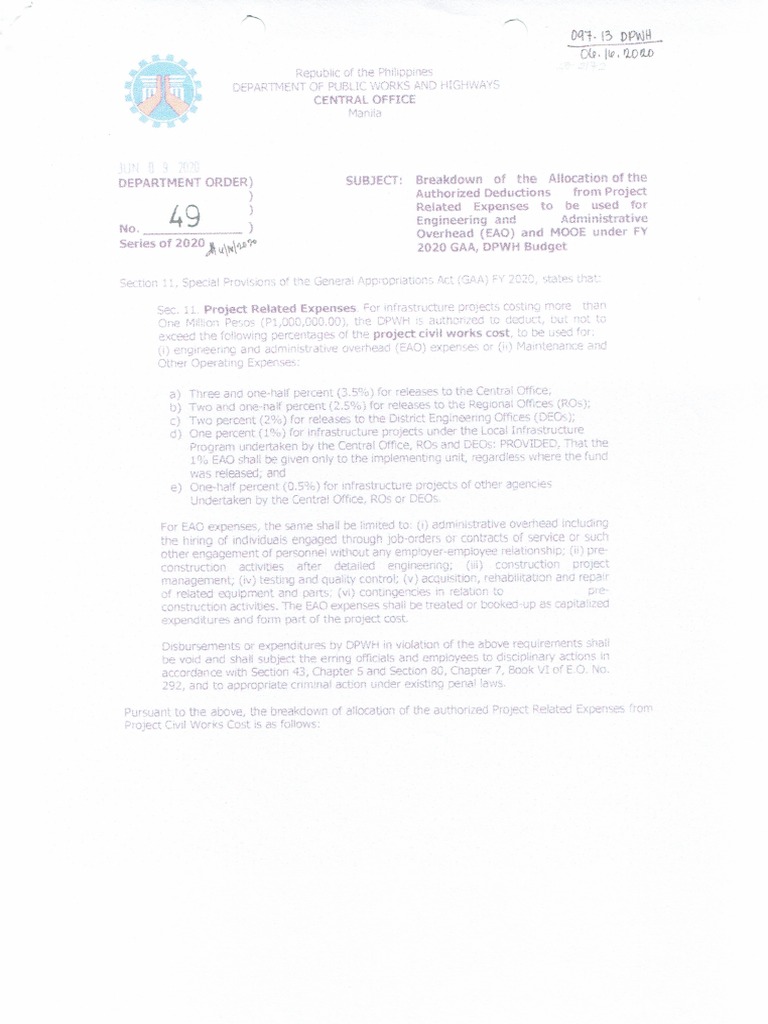Department Order No. 49 | PDF