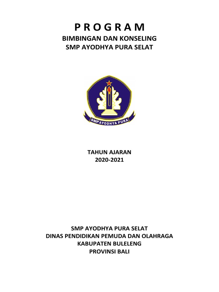 Program BK SMP Ayodhya Pura 20-21 | PDF