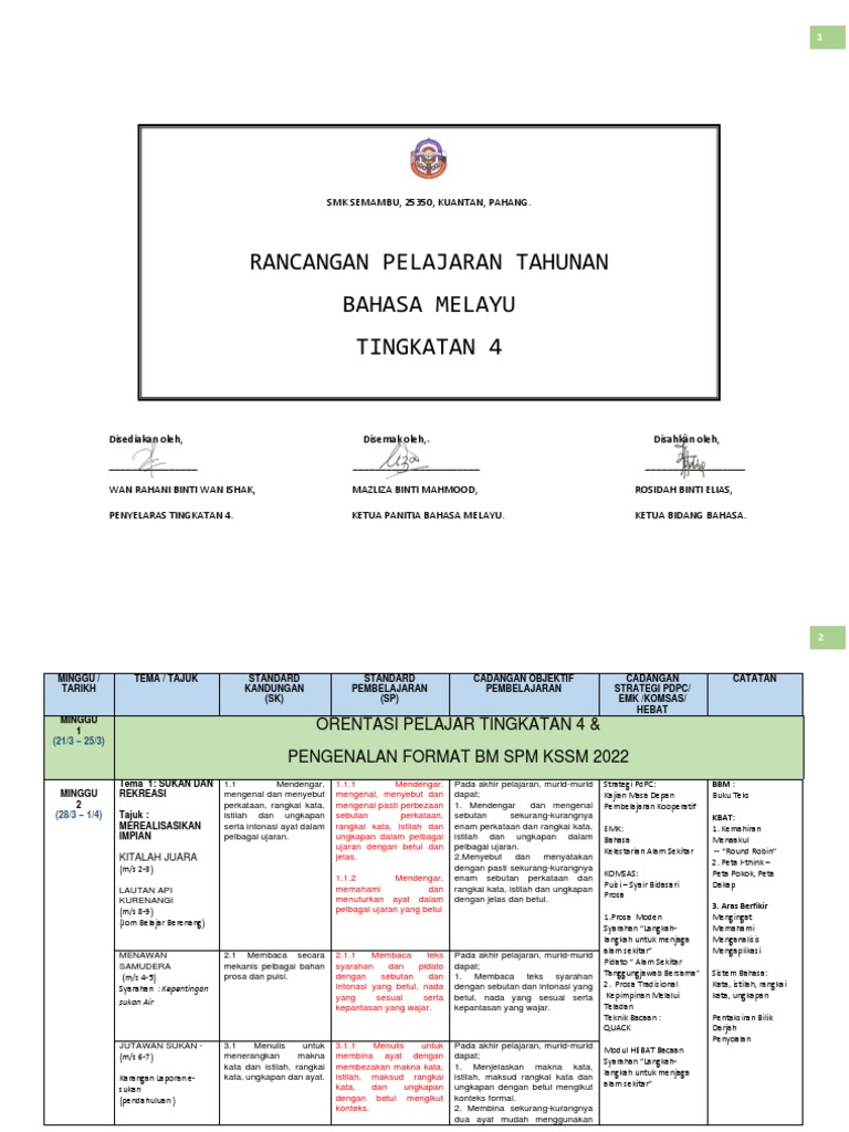 RPT BM T4 2022 (B) | PDF