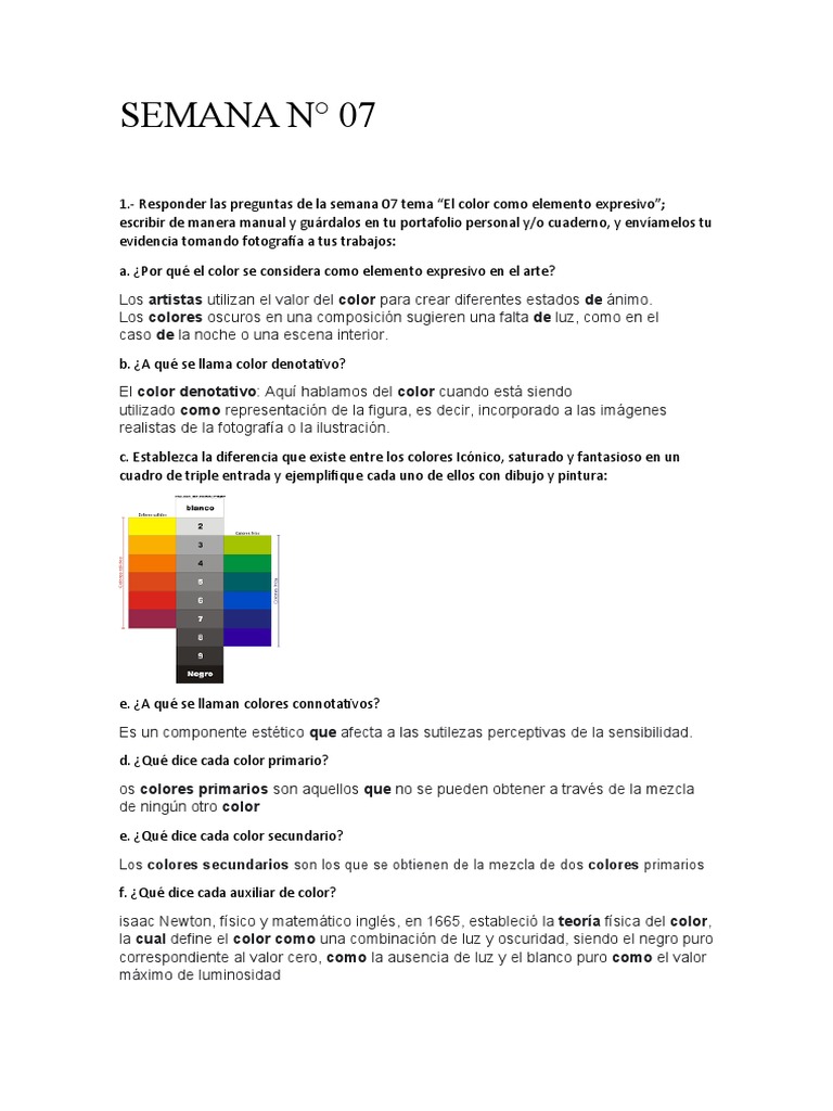 Respuestas De La Semana 7 Pdf