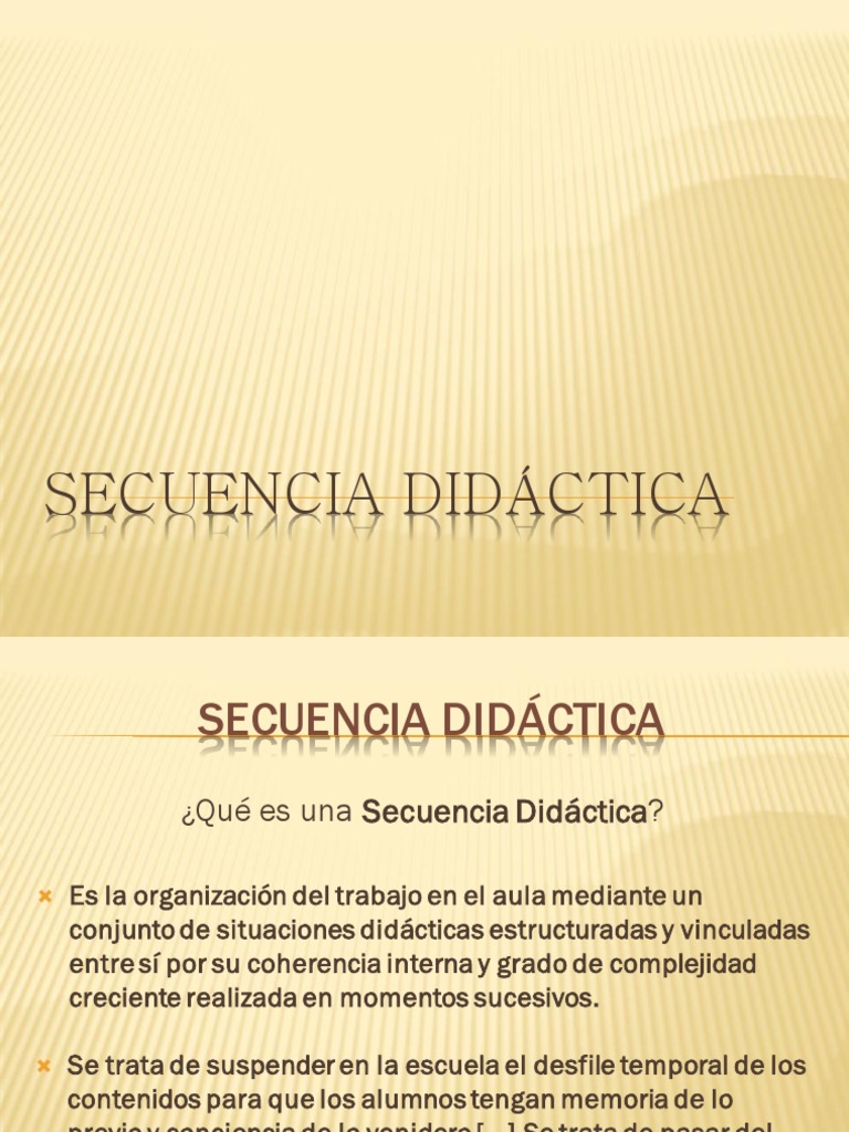 Elaborar Una Secuencia | PDF | Evaluación | Aprendizaje