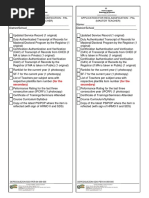 Requirements For Equivalent Record Form 1 | PDF