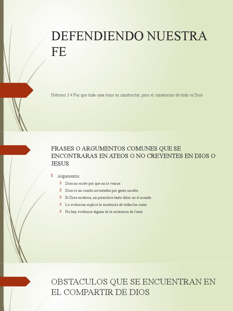 Defendiendo Nuestra Fe | PDF | Jesús | Adn